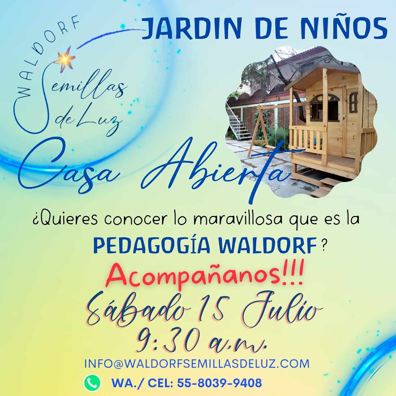 Waldorf Semillas de Luz. Jardín de niños